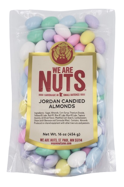 Jordan Almonds Assorted Colors 16 oz – Party Favors | We Are Nuts